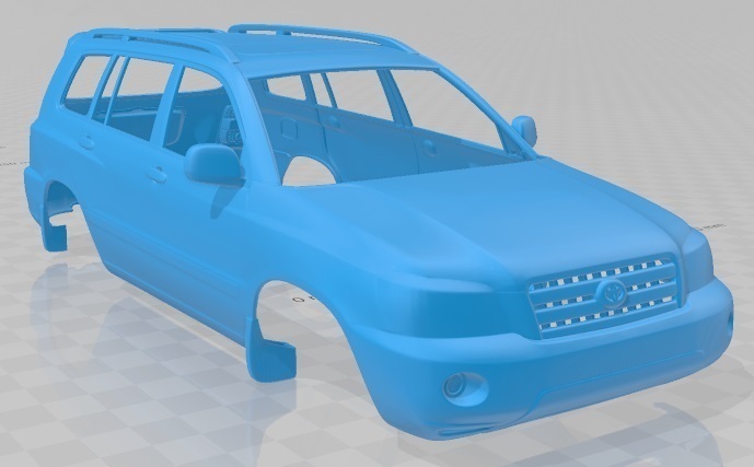 3D file Toyota Highlander XU20 2003 Printable Body Car・3D printable ...