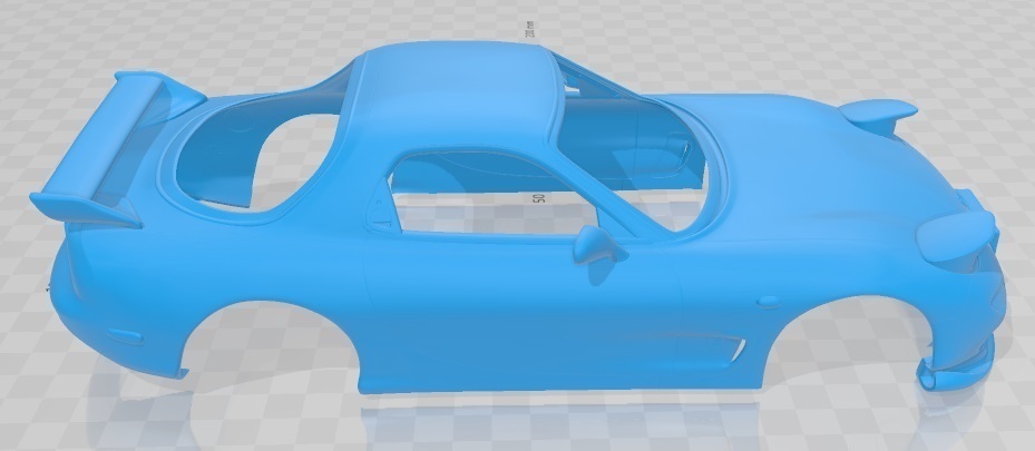 3D file Mazda RX7 1999 Printable Body Car・3D printer model to download ...