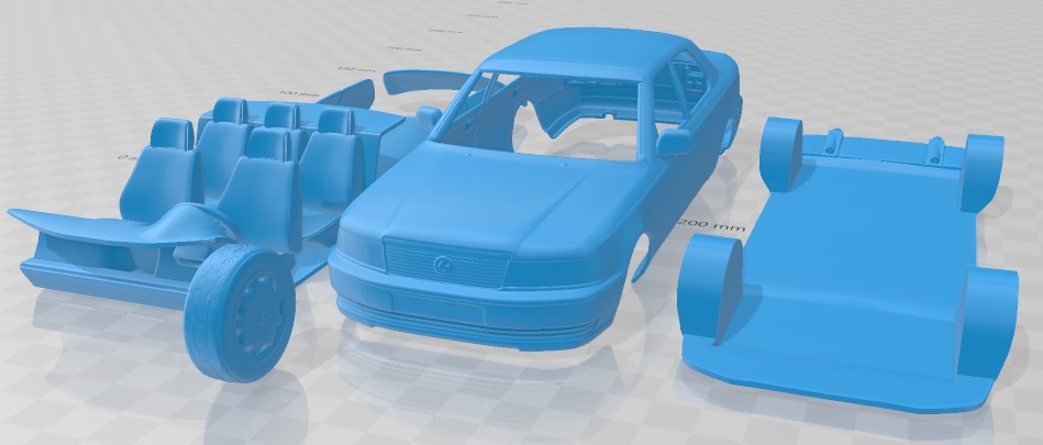 3D file Lexus LS 1989 Printable Car・3D print design to download・Cults