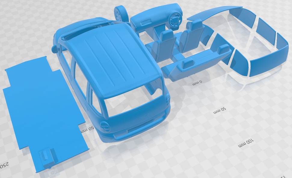 3D file Fiat Multipla 1998 Printable Car・3D print design to download・Cults