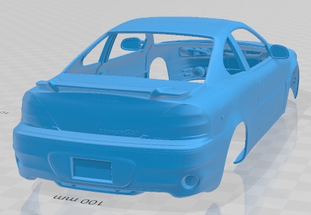 3D file Pontiac Grand Am Coupe 1999 Printable Body Car・Design to ...