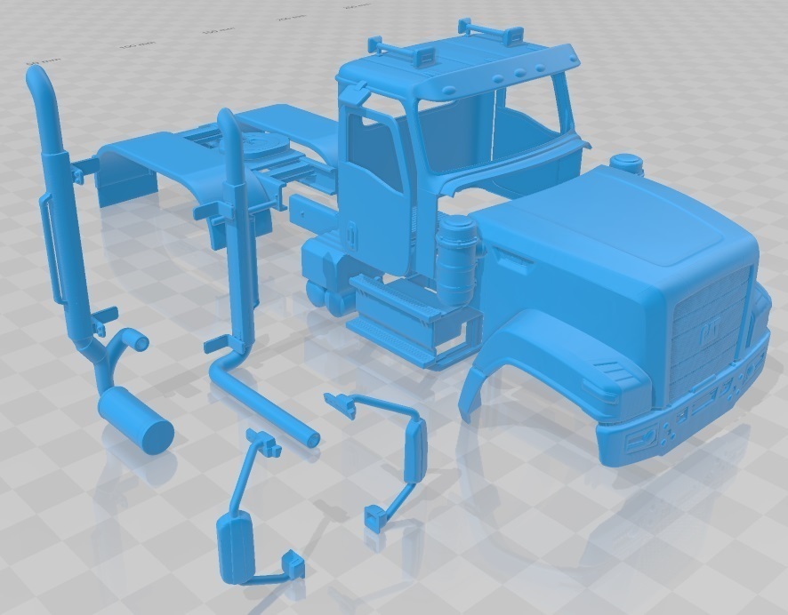 3D file Caterpillar CT 680 2015 Printable Truck・3D printing design to ...