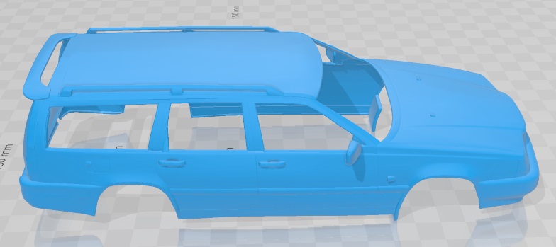 3D file Volvo 850 Wagon 1992 Printable Body Car 🚗・3D printing idea to ...