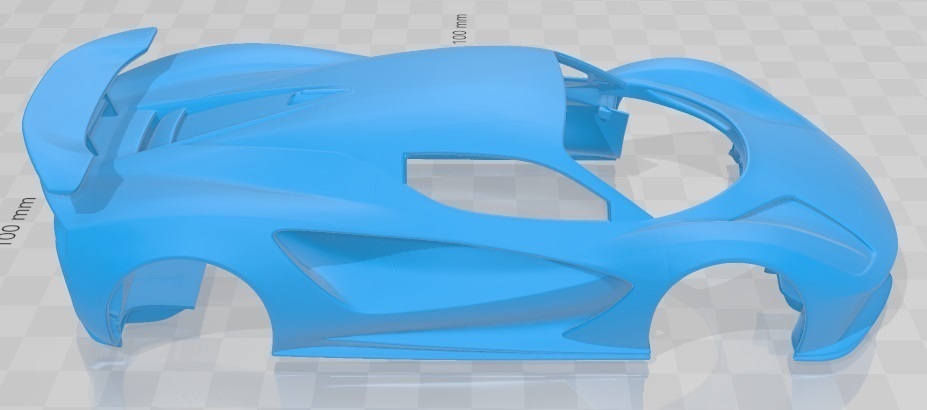 3D file Lotus Evija 2020 Printable Body Car・3D printer model to ...