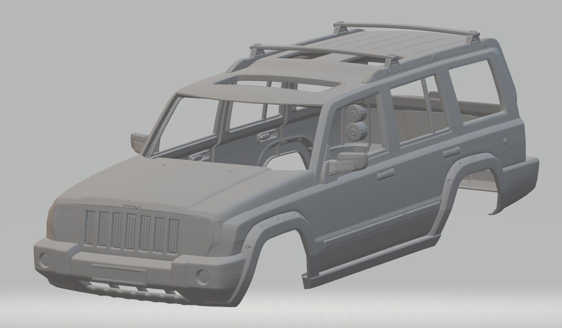 STL file Jeep Cherokee Printable Body Car・3D print object to download・Cults