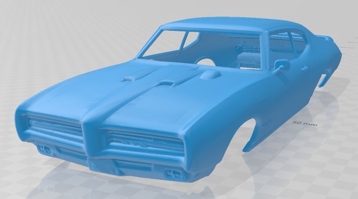 Archivo 3D Pontiac GTO Judge 1969 Printable Body Car・Plan de impresora ...