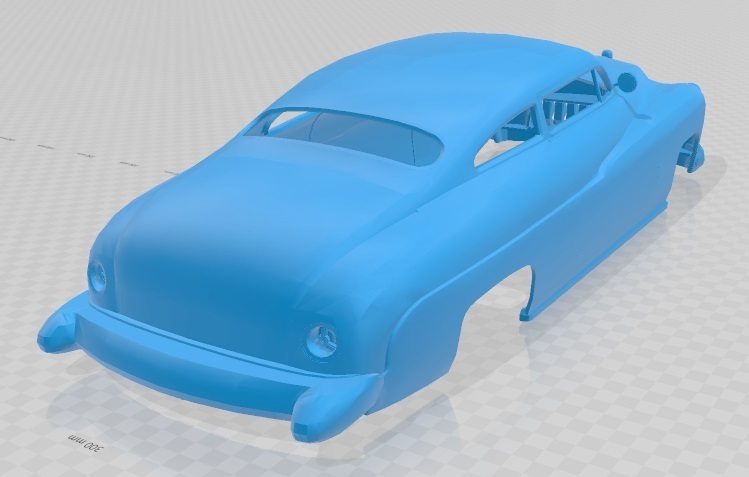 STL file Mercury Coupe 1951 Printable Body Car・3D printing template to ...