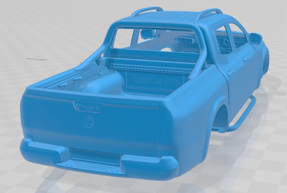 3D file Mercedes Benz X Class Power 2018 Printable Body Car・Template to ...