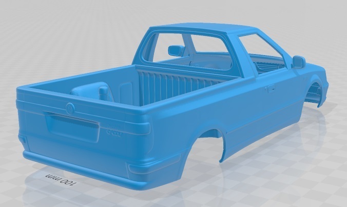3D file Volkswagen Caddy 1995 Printable Body Car・3D printer model to ...