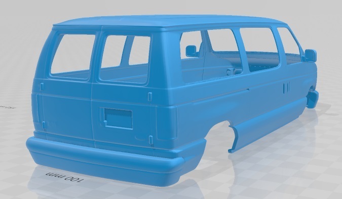 3D file E Passenger 1988 Printable Body Van・3D printer model to ...