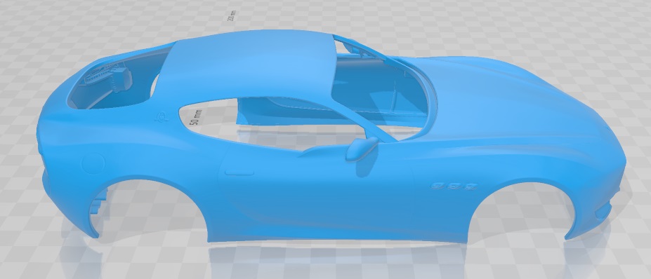 3D file Maserati Alfieri 2014 Printable Body Car・Template to download ...