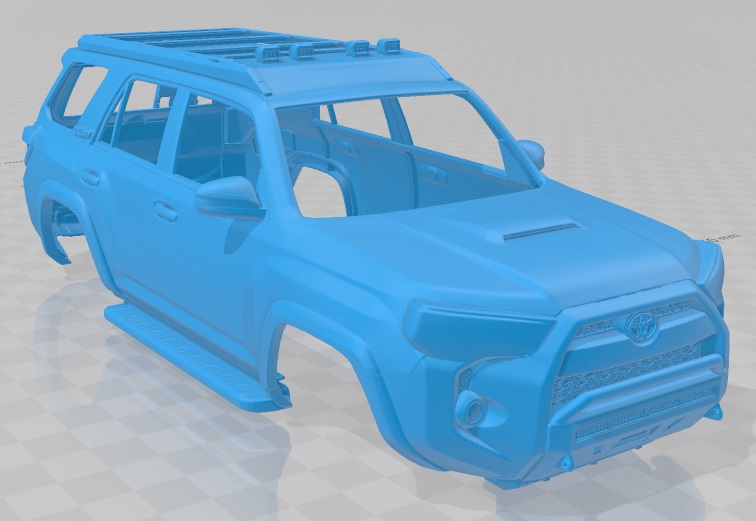 3D file Toyota 4Runner 2018 TRD Pro 4x4 Printable Car・3D printer model ...