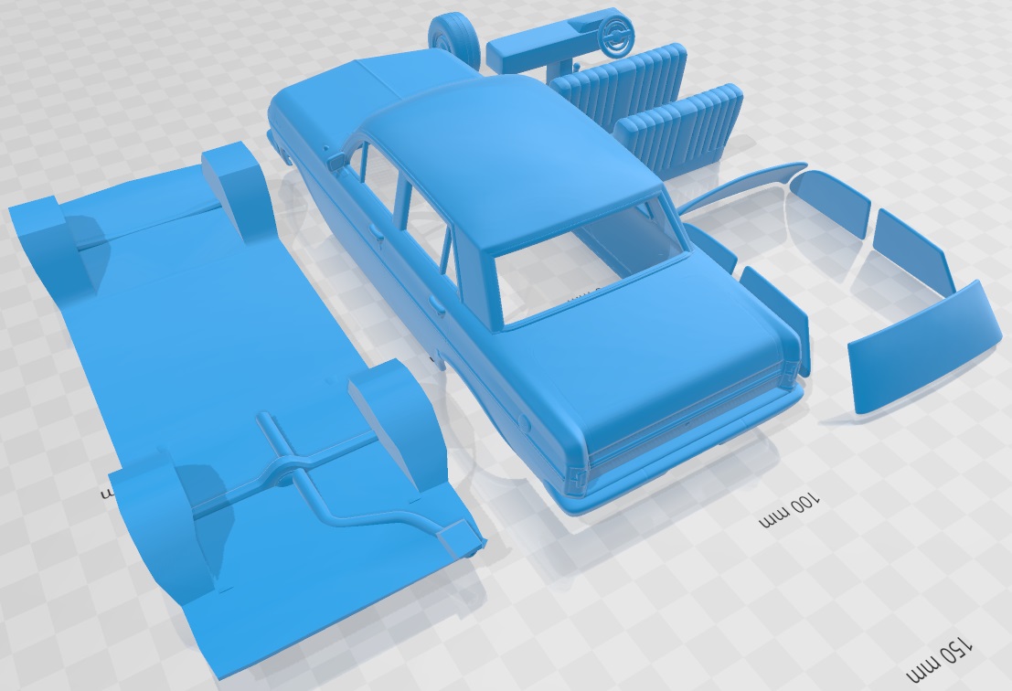 3D file Holden Special EH 1963 Printable Car・Template to download and ...