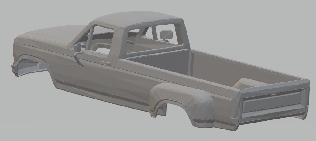 STL file F350 Printable Body Truck・Template to download and 3D print・Cults