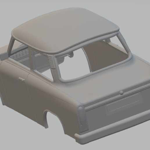 Download 3D printing templates Trabant 601 Printable Body Car ・ Cults