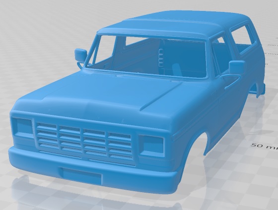 3D file 1978 Ford Bronco Printable Body Car 🚙・3D printer design to ...