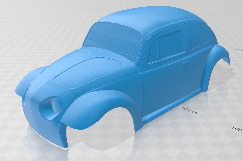 STL file Volkswagen Baja Bug Printable Body Car・3D printable model to ...