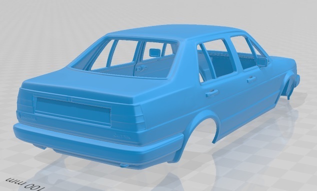 3D file Volkswagen Jetta 1984 Printable Body Car・3D print model to ...