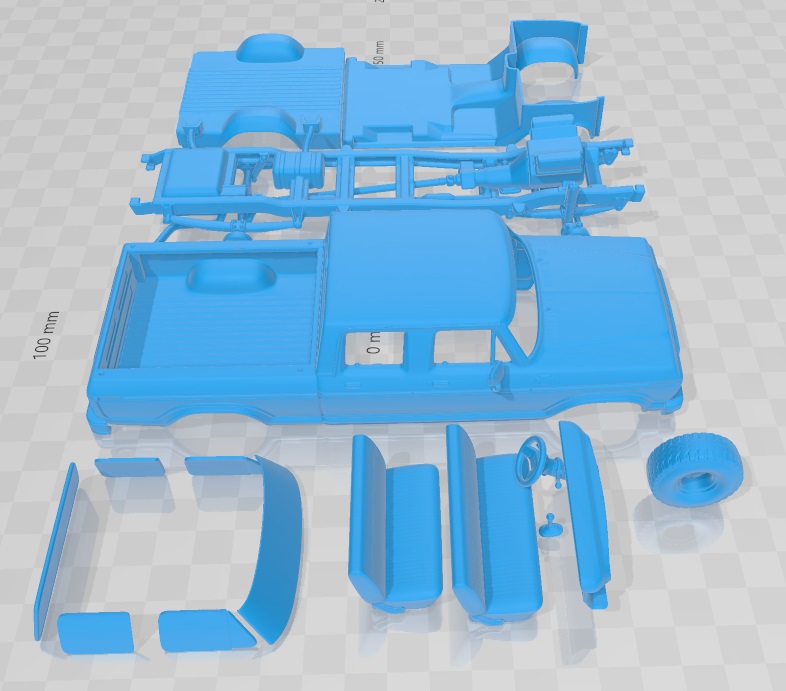 3D file Ford F 250 Series 1978 Printable Car・3D printer model to ...