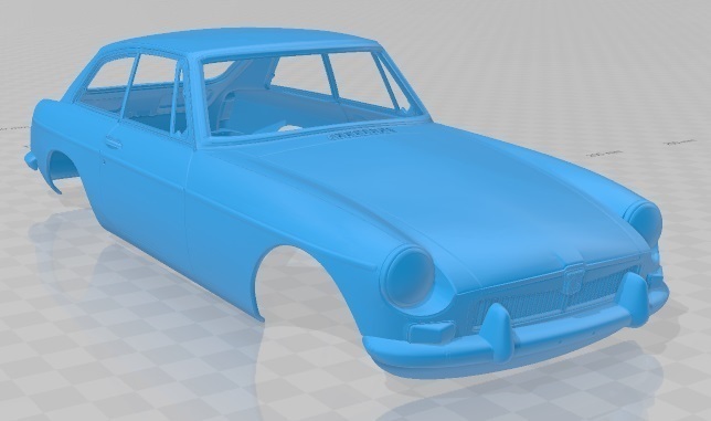3D file MG MGB GT 1965 Printable Body Car・3D print object to download・Cults