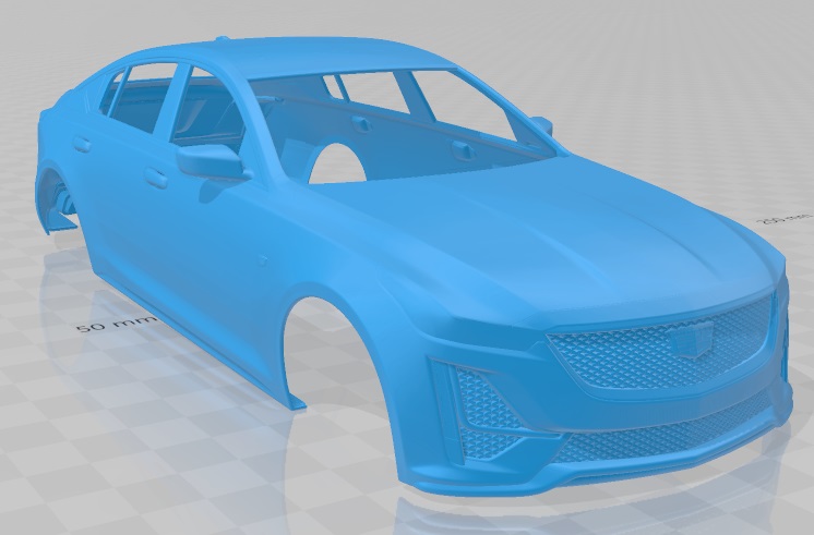 3D file Cadillac CT5 2020 Printable Body Car 🚗・Template to download and ...