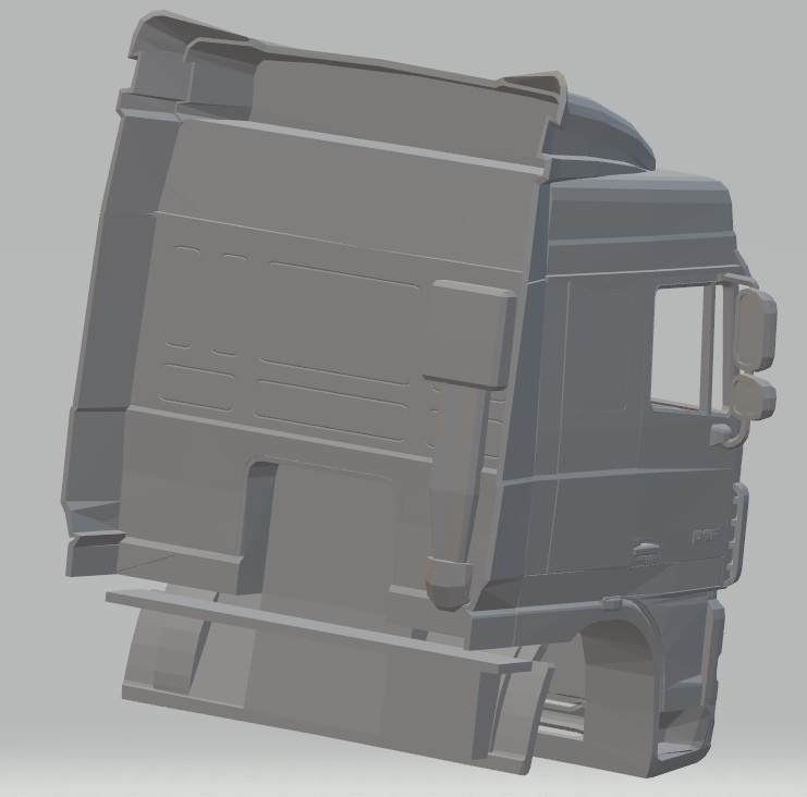 STL file DAF XF Printable Cab Truck・Design to download and 3D print・Cults