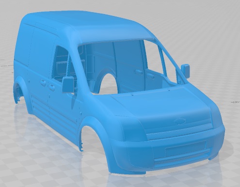 Archivo 3D Ford Transit Connect 2011 Printable Body Van・Diseño para ...