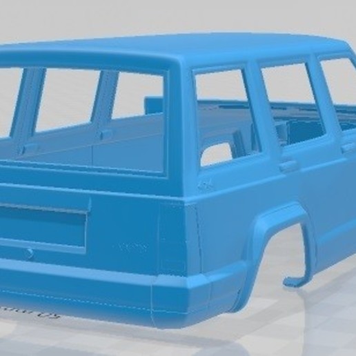 Download STL file Jeep Cherokee XJ 2000 Printable Body Car • 3D ...