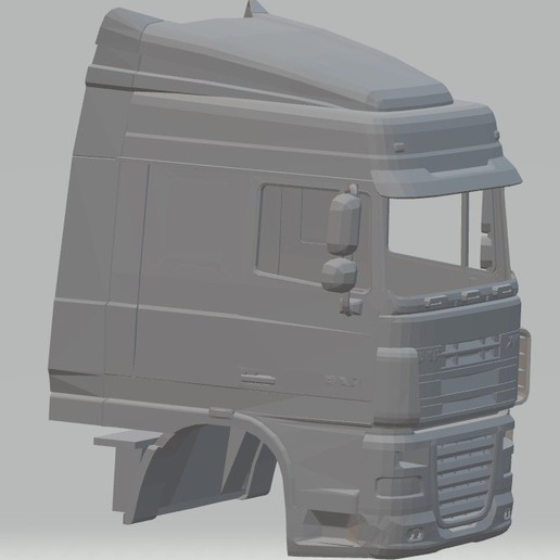 Download STL files DAF XF Printable Cab Truck ・ Cults