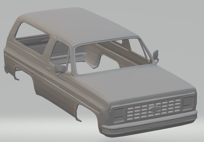 STL file Printable Bronco Body Car 🚗・Model to download and 3D print・Cults