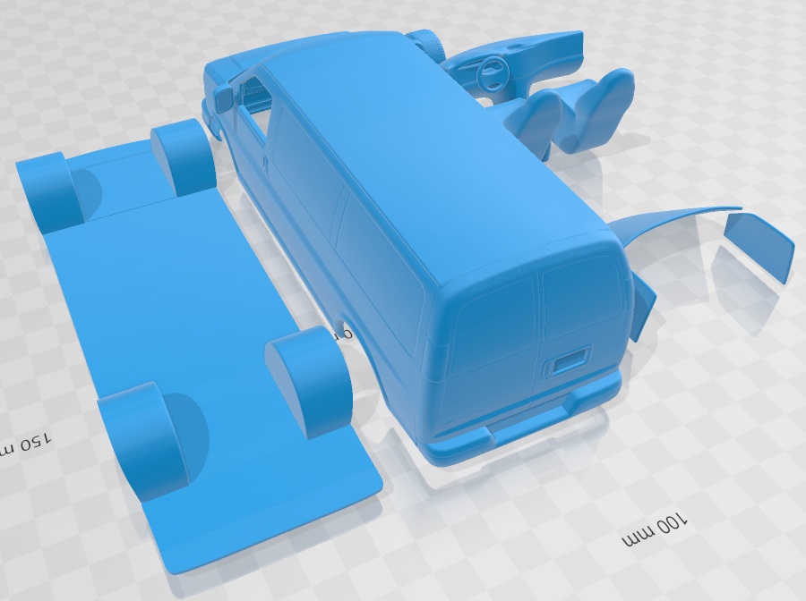 3D file Chevrolet Express 2011 Printable Van・Model to download and 3D ...