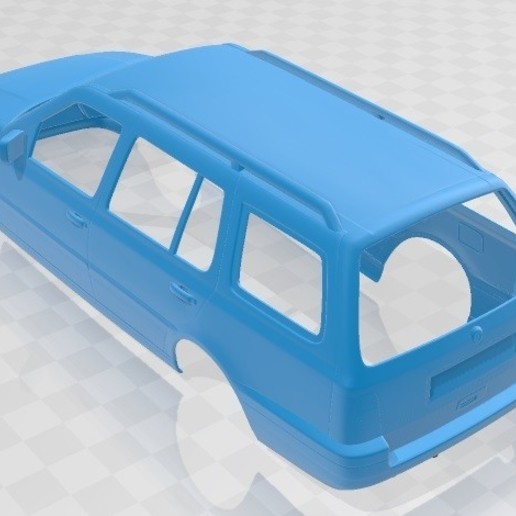 Download STL file Volkswagen Golf Variant 1993 Printable Body Car • 3D ...