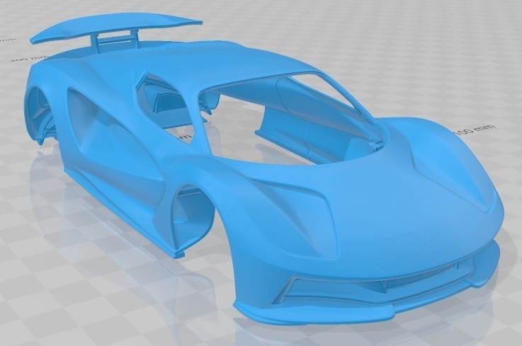 3D file Lotus Evija 2020 Printable Body Car・3D printer model to ...