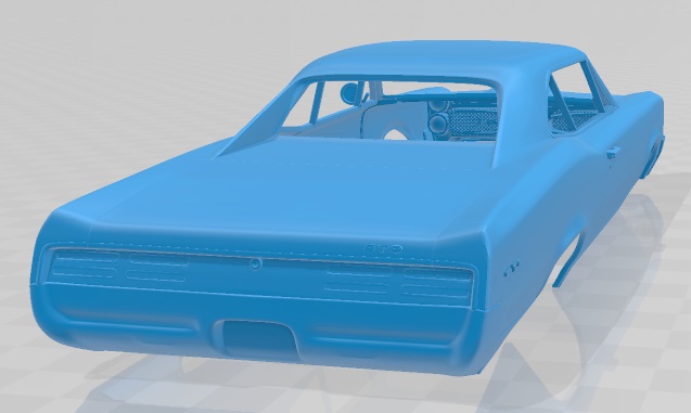 3D file Pontiac GTO 1967 Printable Body Car・Model to download and 3D ...
