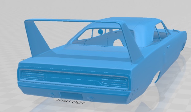 3D file Plymouth Road Runner Superbird 1970 Printable Body Car・Model to ...
