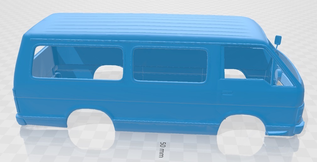 Archivo STL Toyota Hiace Printable Body Van・Plan imprimible en 3D para ...