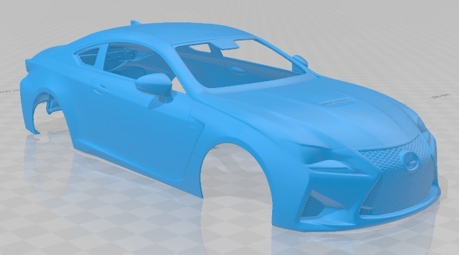 3D file Lexus RC F 2015 Printable Body Car・3D printable model to ...