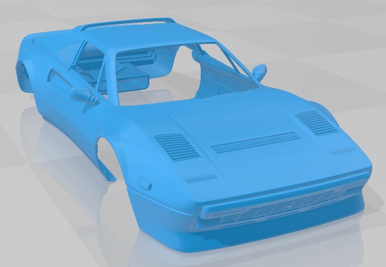 3D file Ferrari 308 GTB GTS 1984 Printable Body Car・Model to download ...