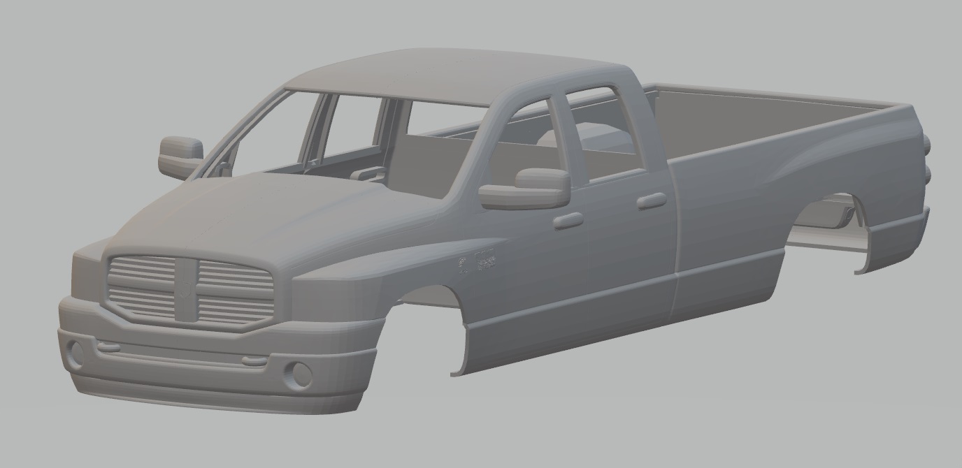 STL file RAM 3500 Printable Body Truck・3D print model to download・Cults
