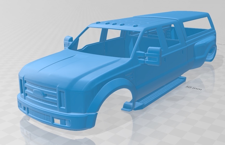 STL file F 450 Super Duty Printable Body Car・3D printing idea to ...