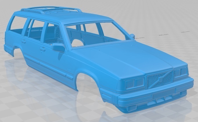 3D file Volvo 745 kombi US 1985 Printable Body Car・3D print design to ...