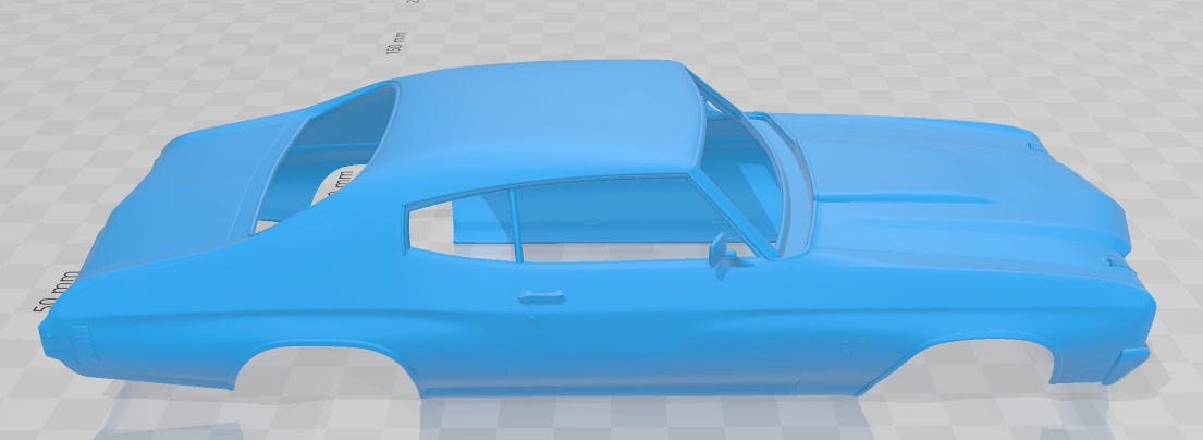 3D file 1970 Chevrolet Chevelle SS 396 Hardtop Coupe・3D print object to ...