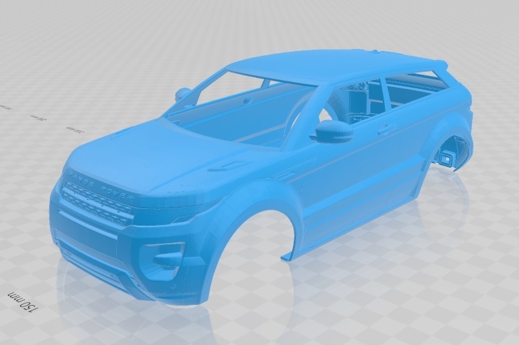 STL file Range Rover Evoque Printable Body Car・3D printing model to ...