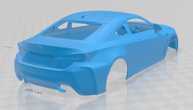 3D file Lexus RC F 2015 Printable Body Car・3D printable model to ...