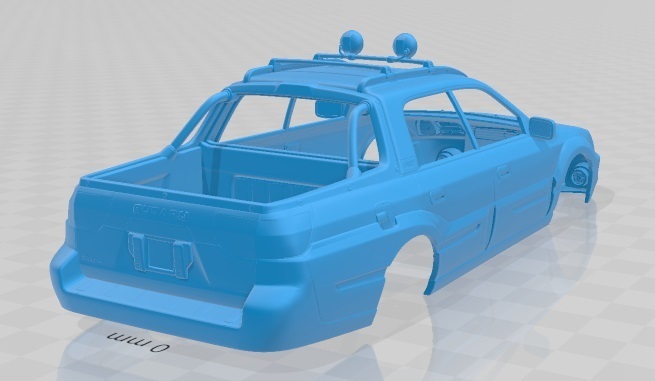 3D file Subaru Baja 2002 Printable Body Car 🚗・3D printing model to ...
