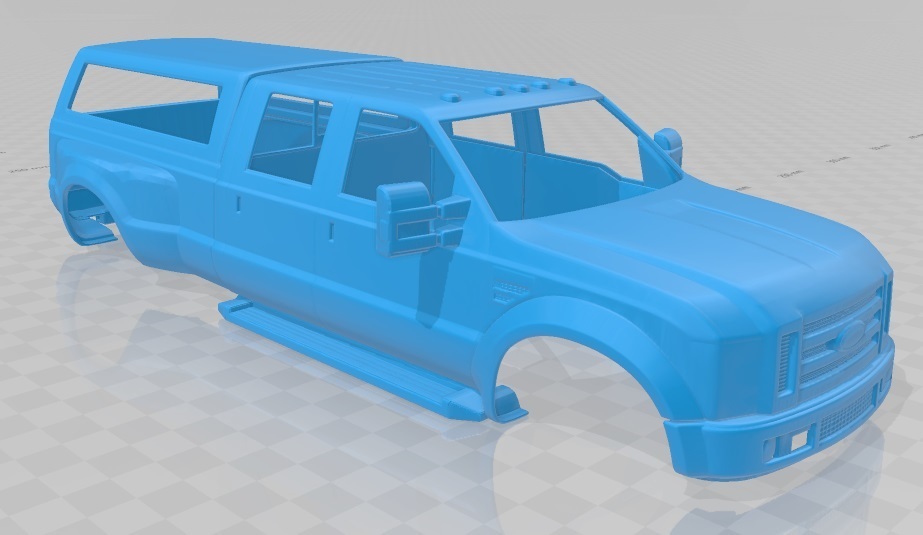 STL file F 450 Super Duty Printable Body Car・3D printing idea to ...