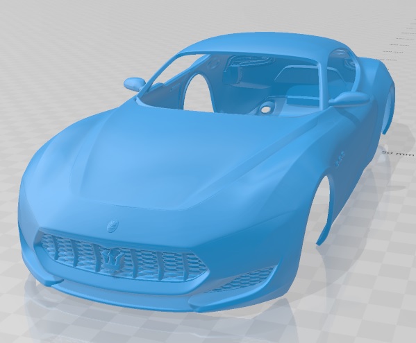 3D file Maserati Alfieri 2014 Printable Body Car・Template to download ...