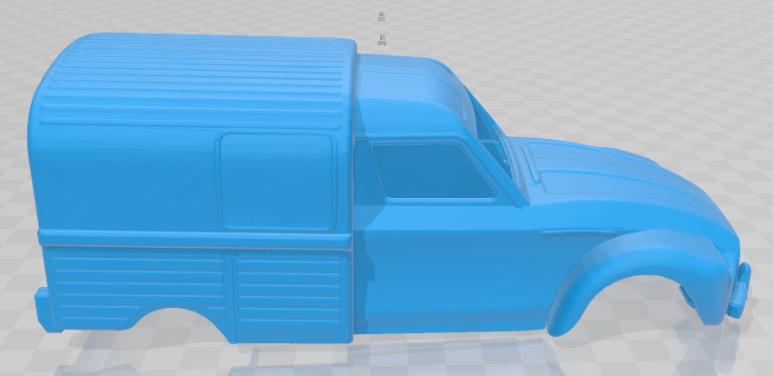 3D file Citroen Dyane 6 400 Printable Body Van・Model to download and 3D ...