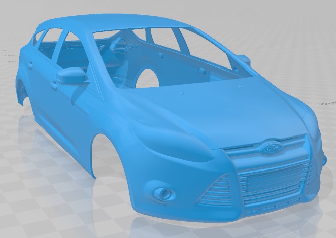 3D file 2011 Ford Focus Hatchback Printable Body Car 🚙・3D printing idea ...