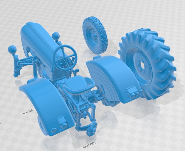 Fichier 3D Porsche Diesel Tractor P133 1956 Imprimable・Modèle à ...
